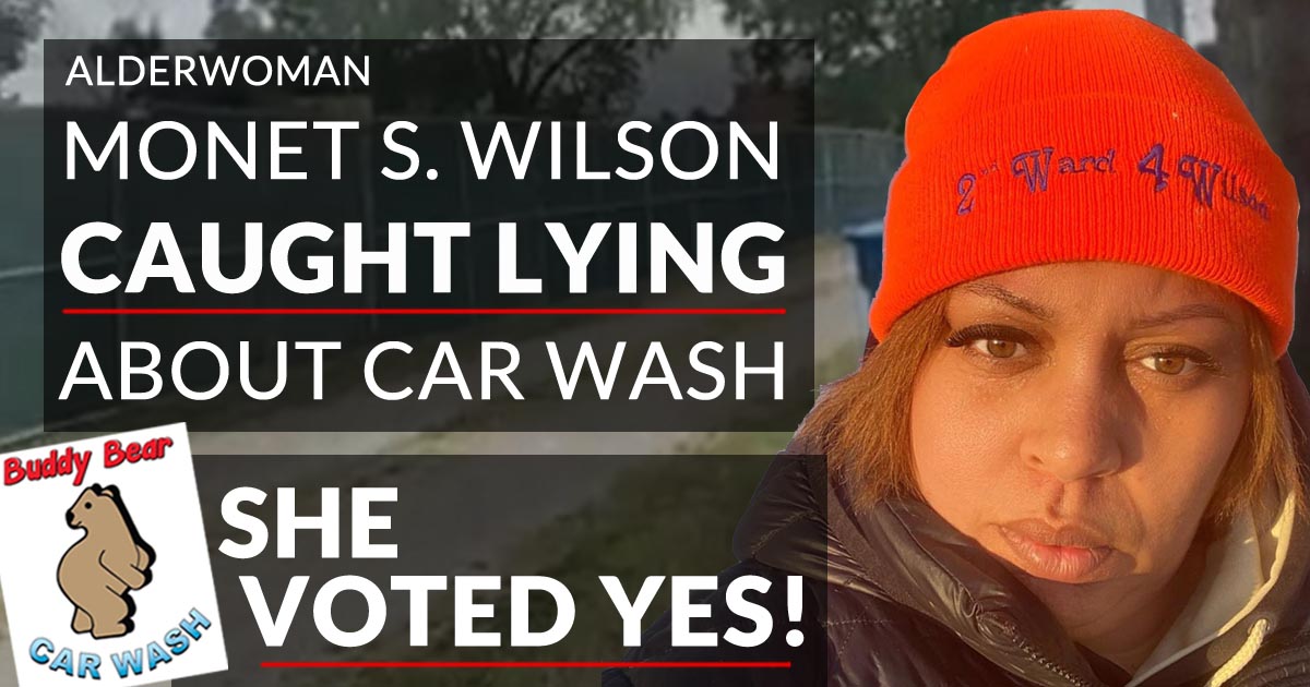 Alderwoman Monet Wilson LYING about car wash and her yes vote ...
